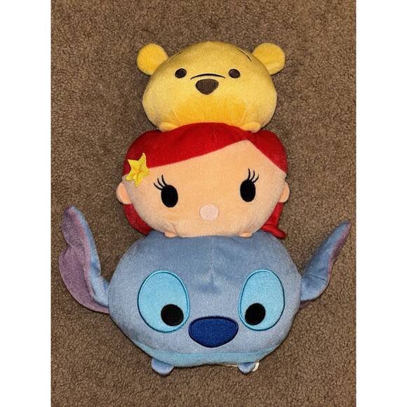 Disney | Toys | Disney Tsum Tsum Stacked Layered Tier Plush Stitch ...
